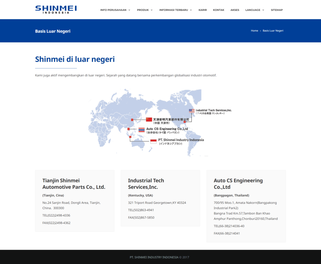 Shinmei Industry Indonesia | Walkbrains